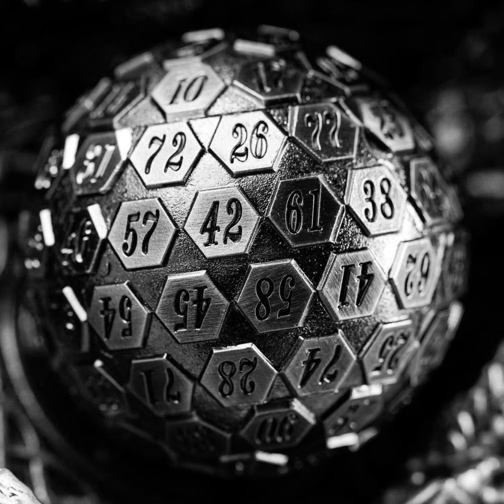 Acheter Dés à 100 Faces en métal - D100 | Le rôliste